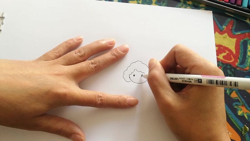 一起来画简笔画啦!可爱的卡通小人物,一分钟就搞定!