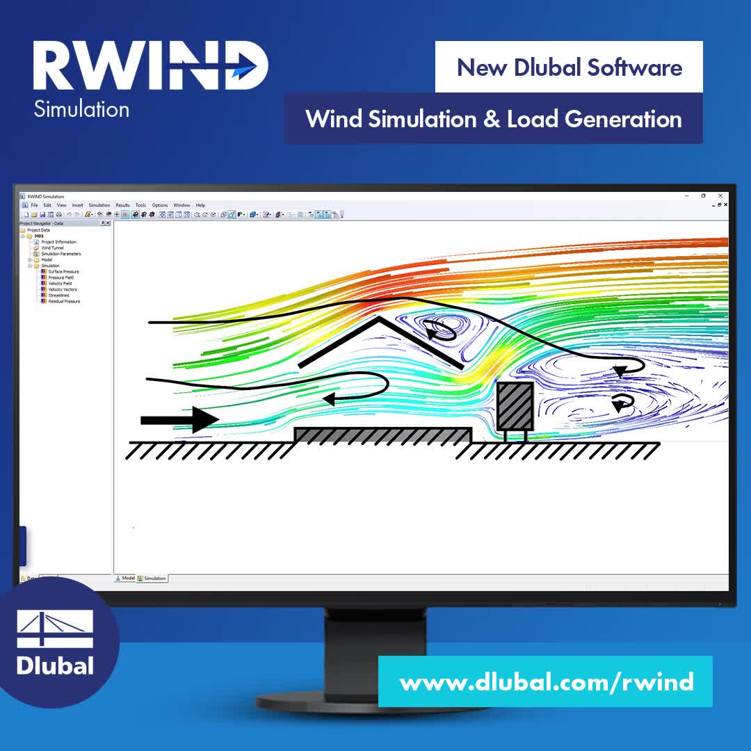Dlubal 新品发布:RWIND Simulation 风荷载数值仿真(数字风洞)