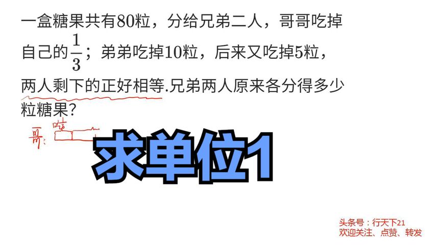 求单位1 小学数学应用题 分数应用题 提高 六年级上册