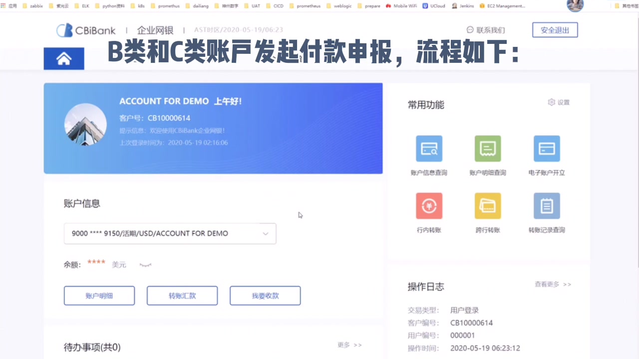 CBiBank企业网银操作攻略-付款申报