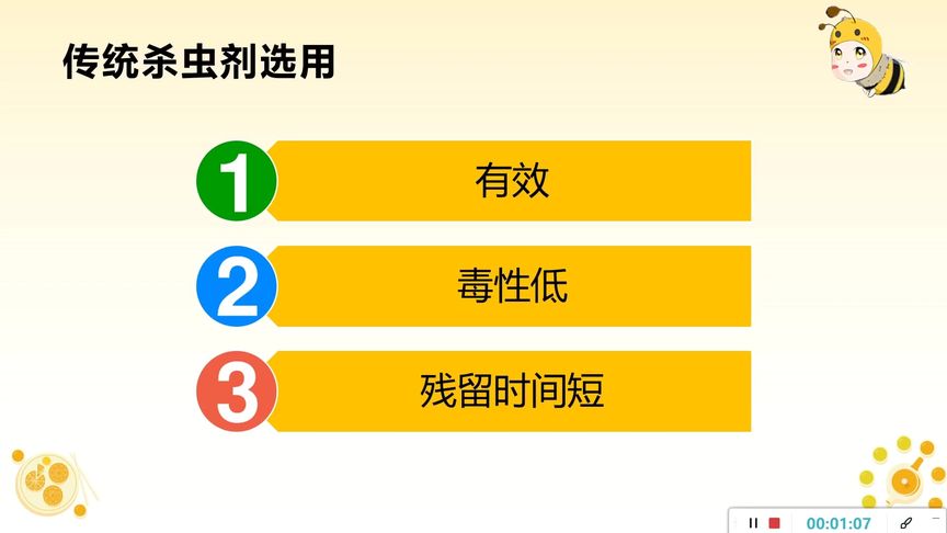杀虫剂对蜜蜂的影响量化,通过计算判断应该幽闭多长时间