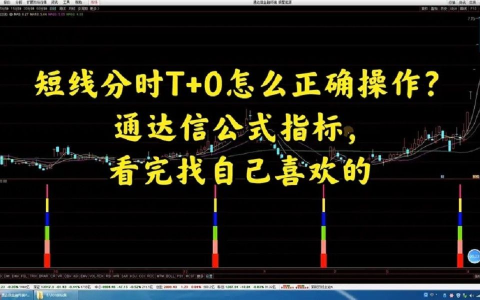 短线分时T+0怎么正确操作?通达信公式指标,看完找自己喜欢的.
