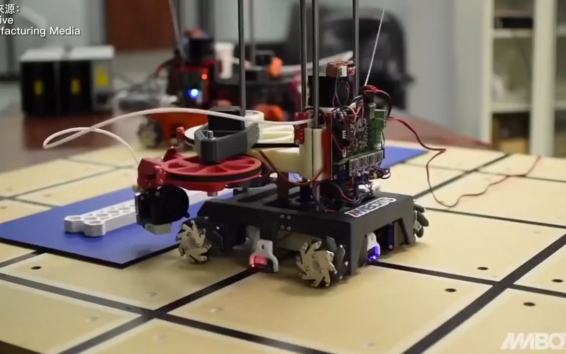 像蚂蚁一样可以协同工作的3D打印机器人很有意思 #3D打印 #机器人 - ...