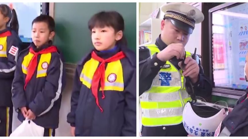 干货满满!寒假前再听一堂“交通安全课”,让学生体会交通安全