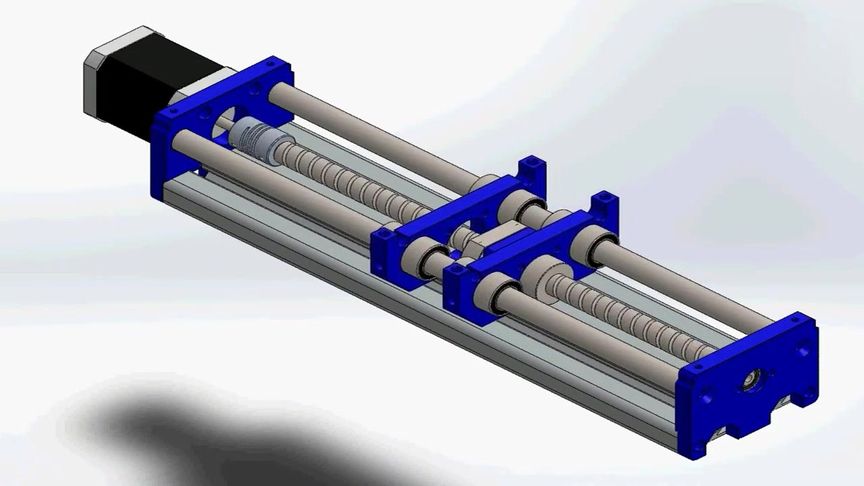 线性执行器的装配结构,看看是如何运行的?