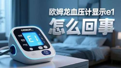 欧姆龙血压计出现E1错误?别慌!一分钟教你快速解决