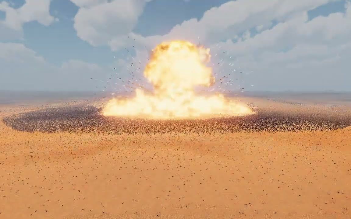 史诗战争模拟器2 - 20士兵和核武器 vs 900000僵尸_战争模拟器