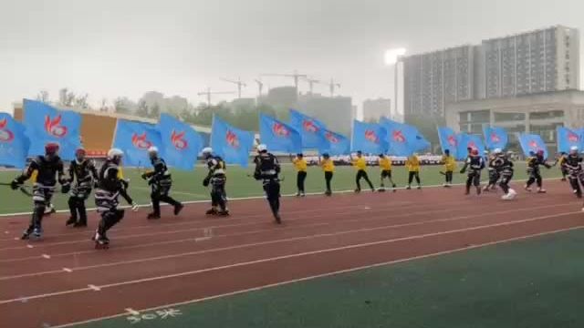 浙江工商大学校运动会开幕式轮滑表演!