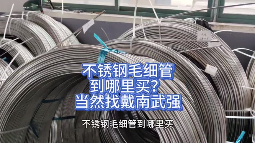 不锈钢毛细管到哪里找?当然戴南找武强#东台鱼之缘武强