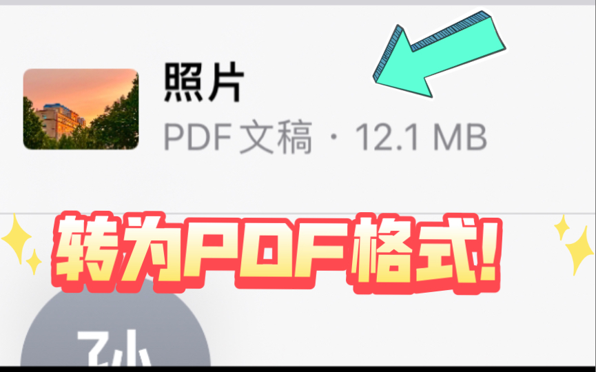 【教程】苹果手机如何转PDF格式,系统级教程不用下载软件