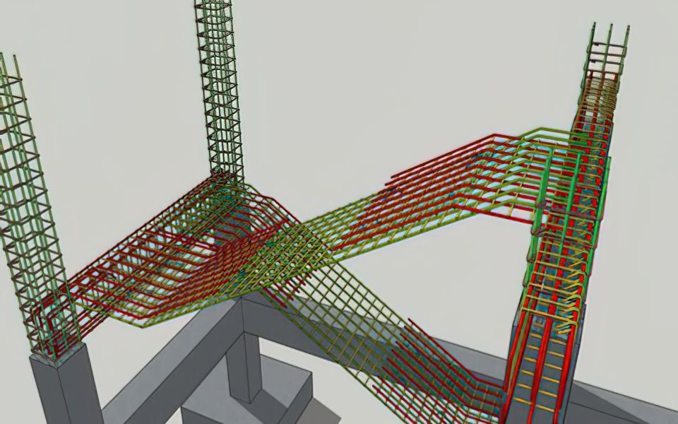 【Sketchup】Md《使用 Sketchup 创建结构施工动画》(中英双字)