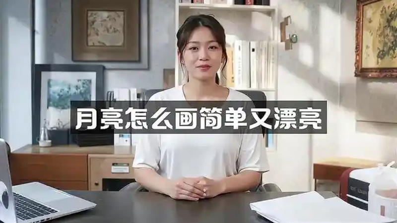 月亮怎么画简单又漂亮