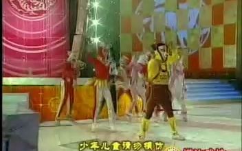 塔沟武校的精彩表演之一