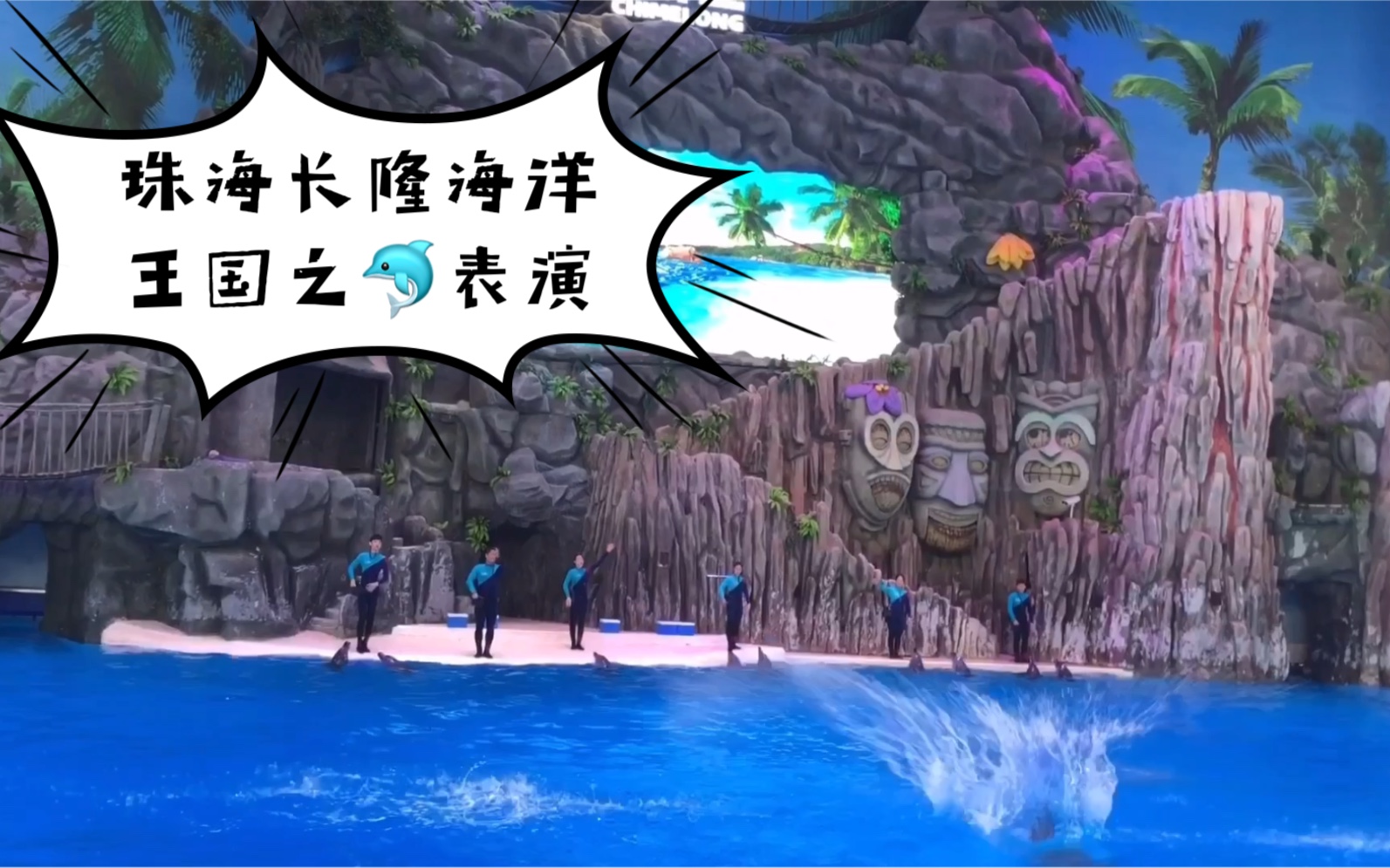 珠海长隆海洋王国之海豚表演