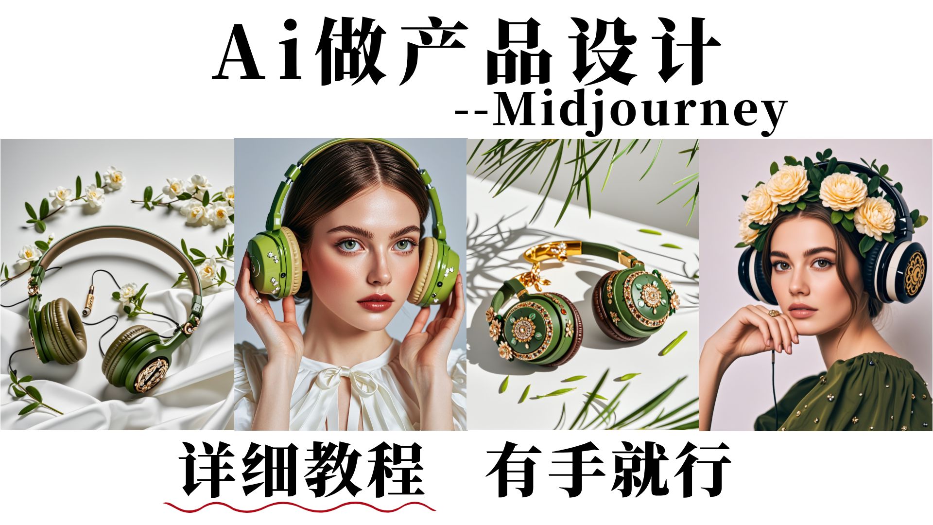 【AI产品设计】Midjourney做产品设计详细步骤教程~ (附工具包咒语)...