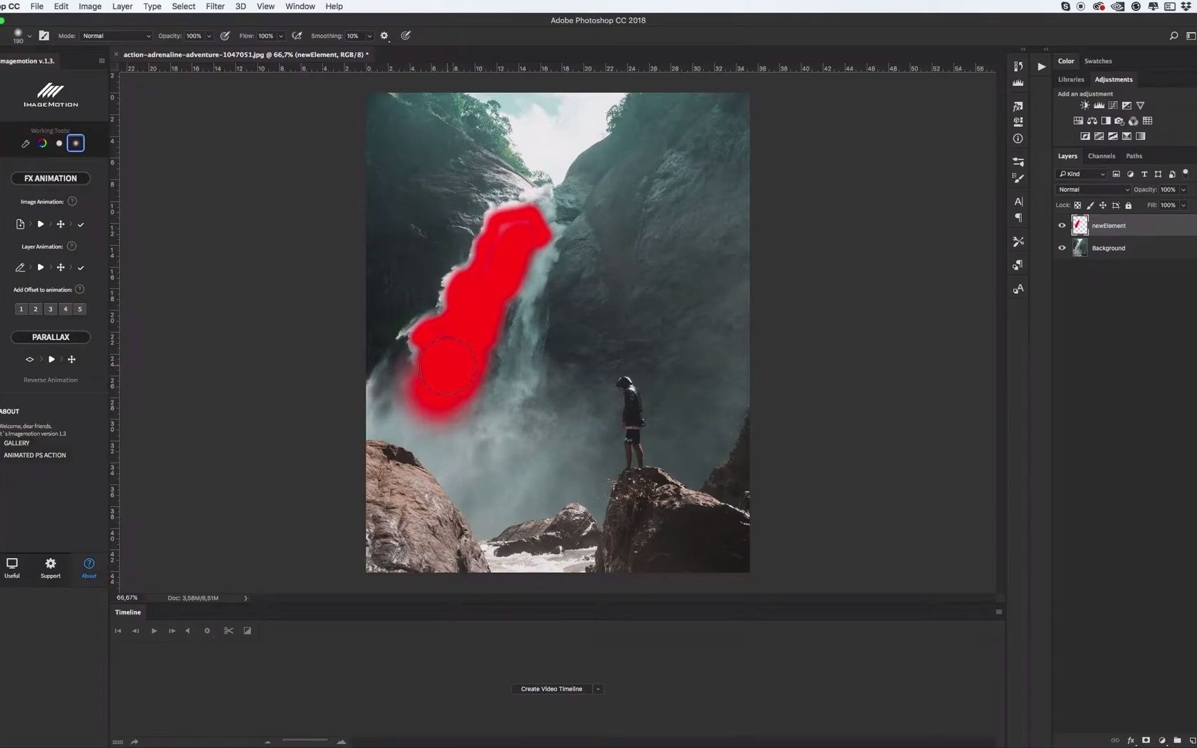...插件ImageMotion Panel for Adobe Photoshop 1.3 Photoshop使用教程