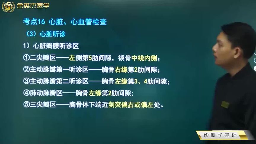 心脏心血管检查01心脏听诊:心脏瓣膜听诊区:二尖瓣、主动脉瓣等