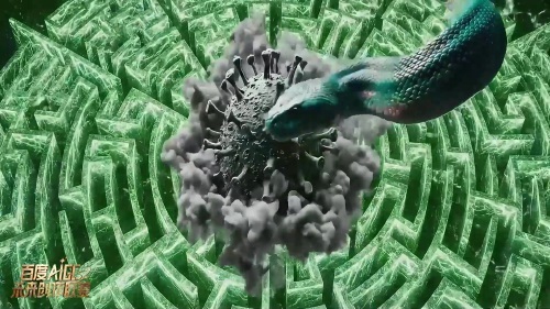 记忆宫殿的守护者,迷宫巨蟒困住入侵的失忆病毒,珍贵的回忆得以