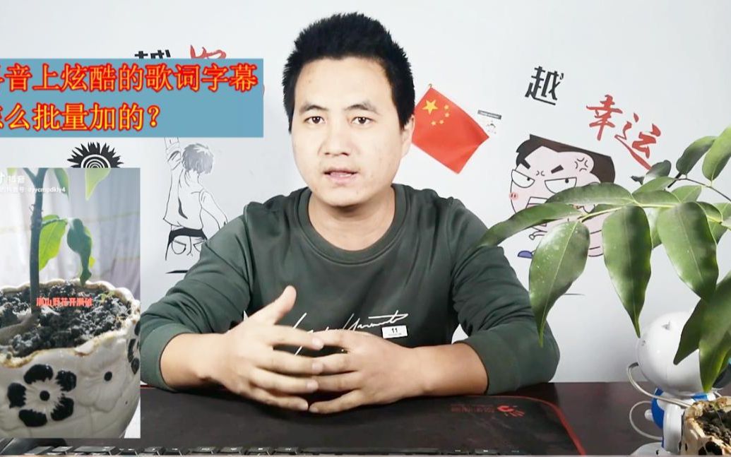 抖音里炫酷的歌词字幕,怎么批量自动加的,演示一遍!,祺盟网络