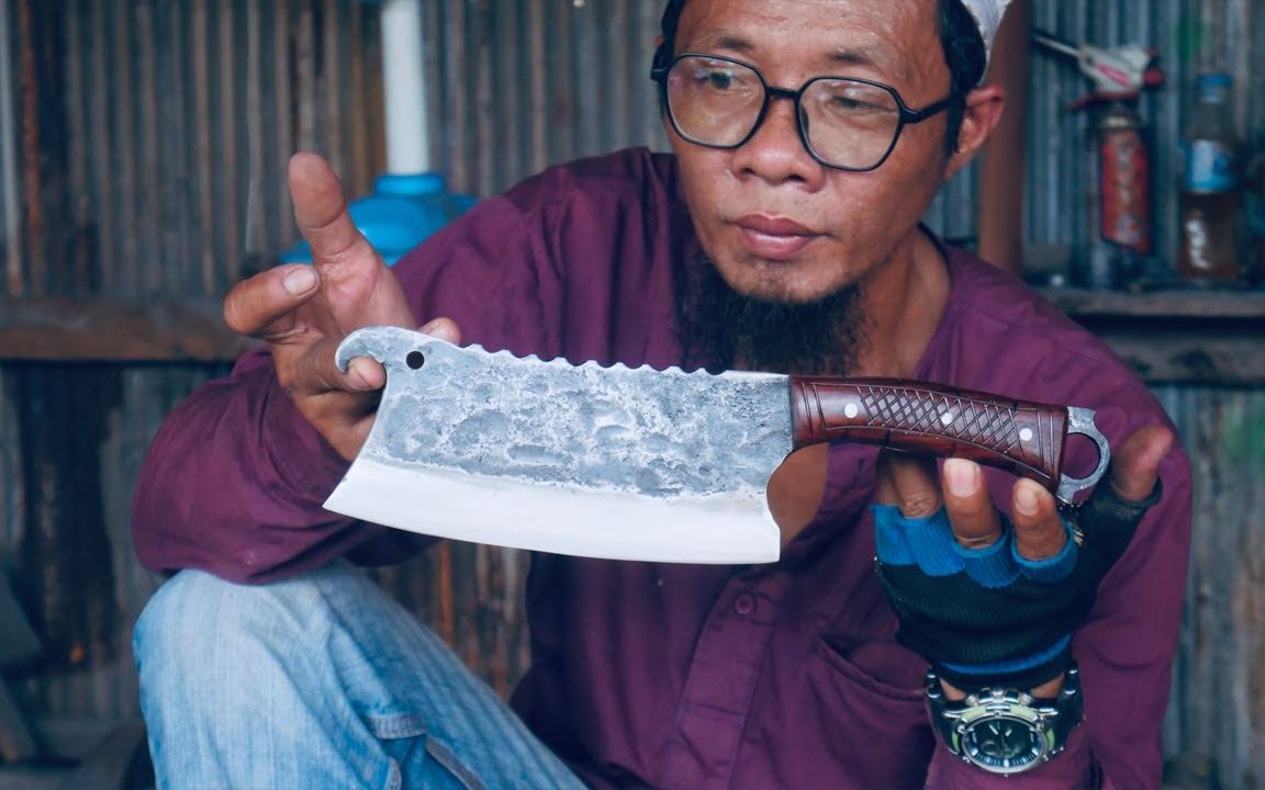 厨房刀制作全过程 - 铁匠大师在行动