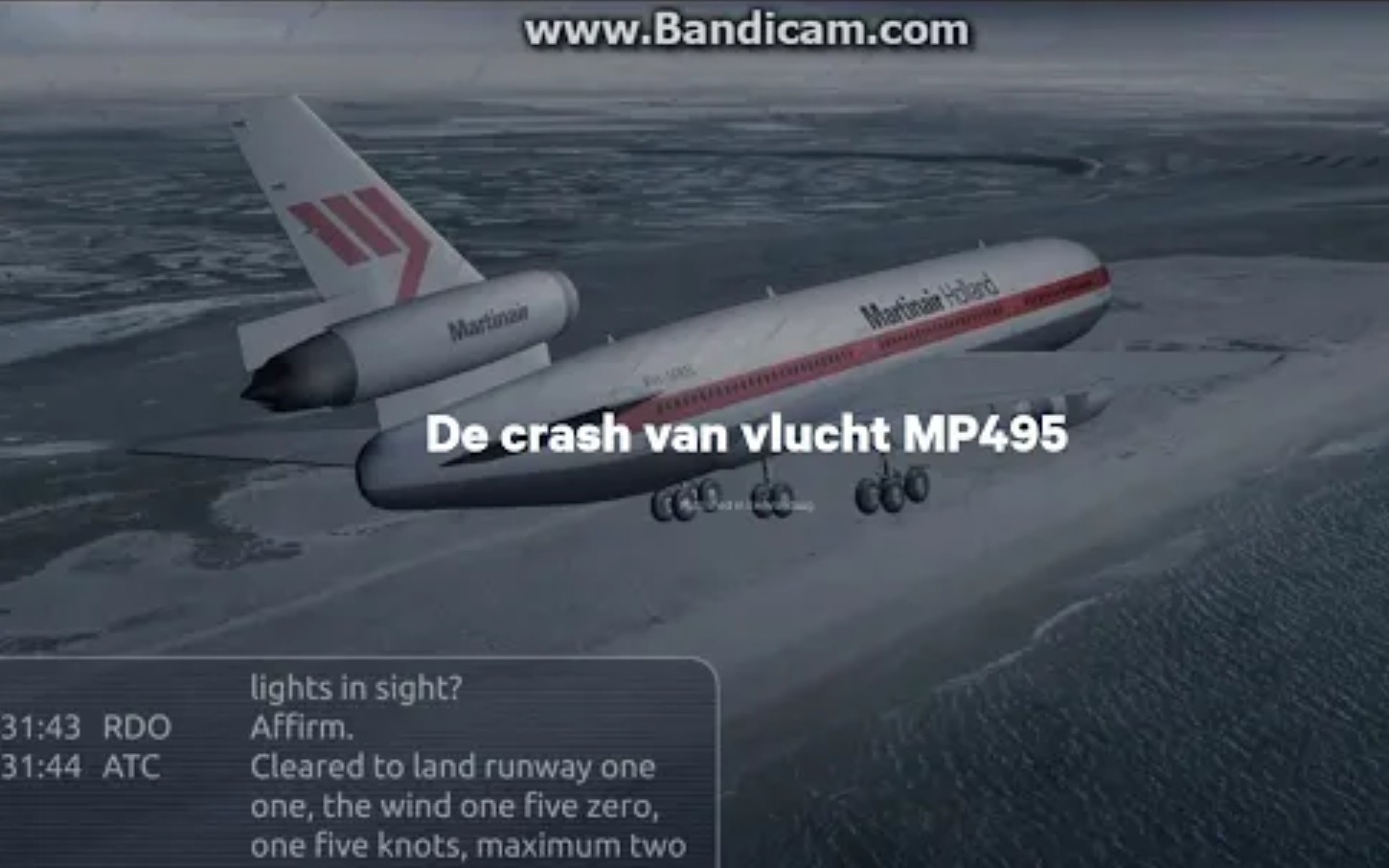 【动画模拟】马丁航空495号班机空难