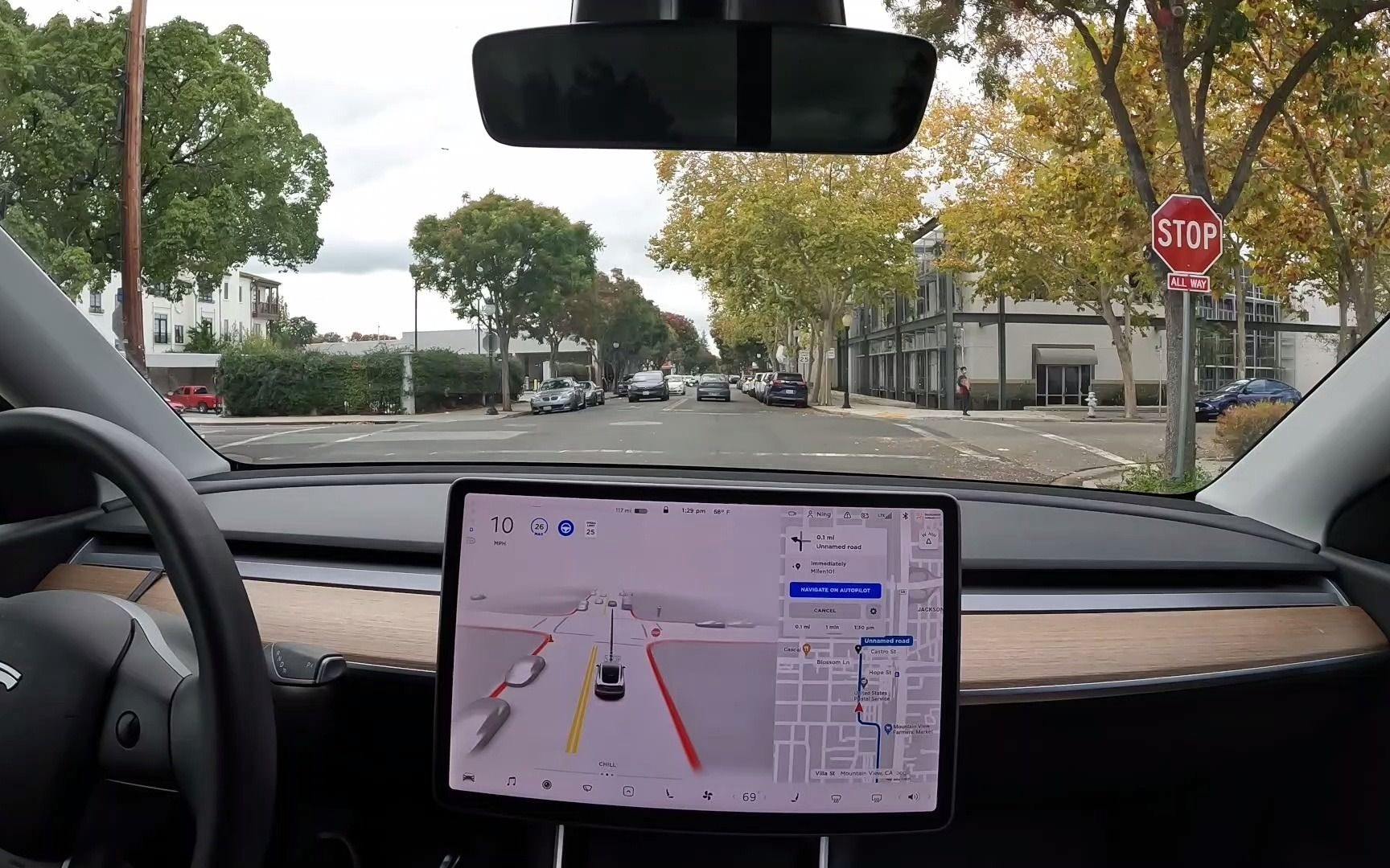 ...1 - Model Y - Silicon Valley - 特斯拉FSD自动驾驶beta测试版 - 加州硅谷
