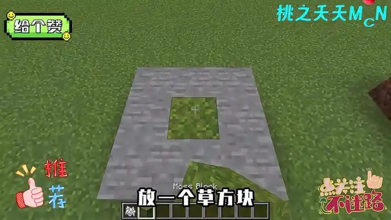 我的世界:草能长在其他的植物方块上,不能长在原木上?