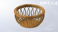 SolidWorks2020教程SW实战营绘制一个框子篮子的绘制过程