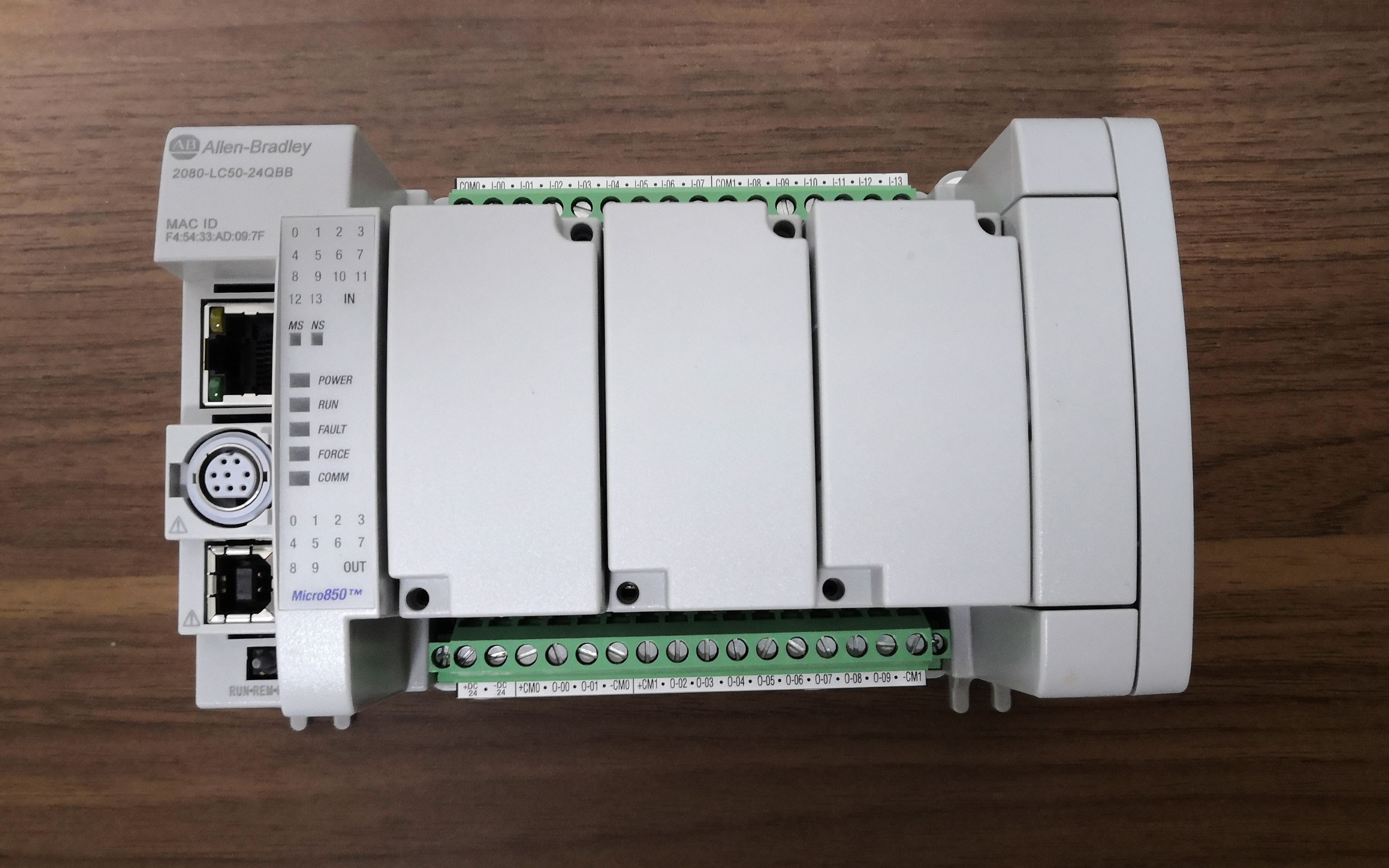 罗克韦尔AB Micro850实现Modbus TCP以太网通信客户端视频教程