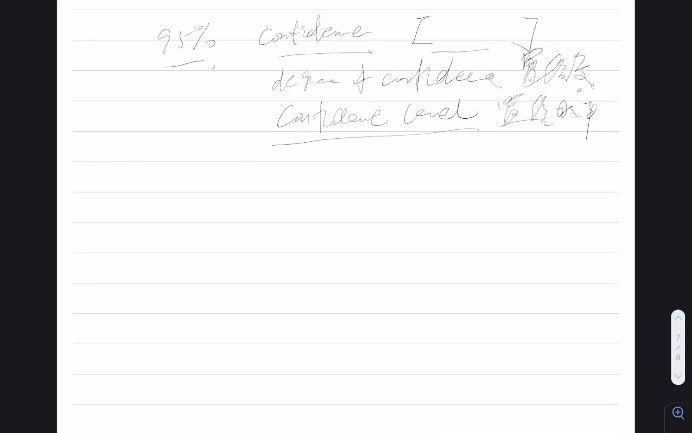 ...Confidence level/Degree Of confidence -置信水平/置信度 95%的含义
