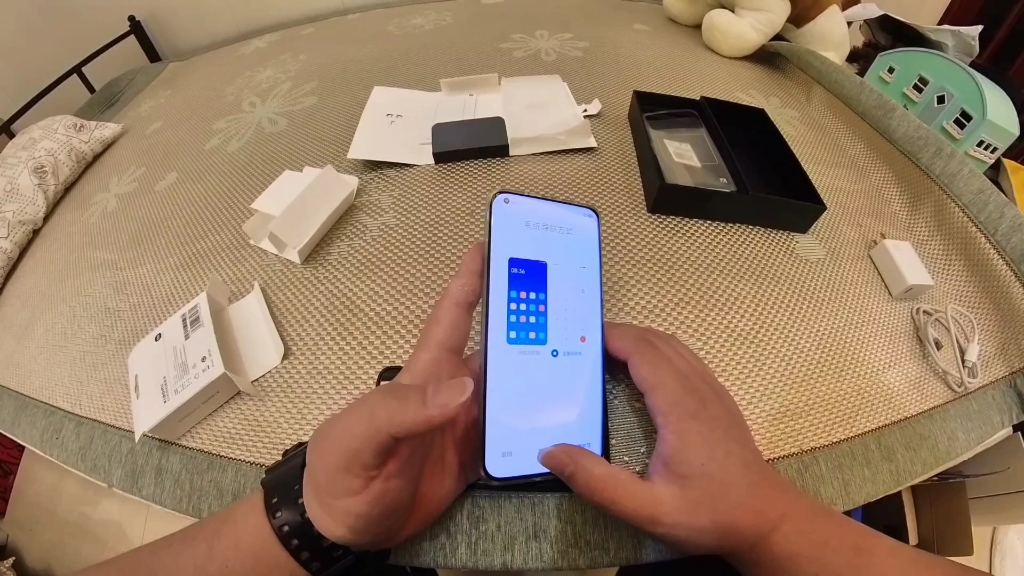 小米11ultra的开机视频。