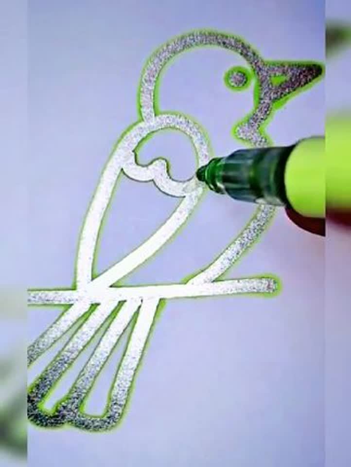 幼儿园简笔画~小鸟#一学就会的简笔画 #画画其实很简单 #跟着学画画 ...