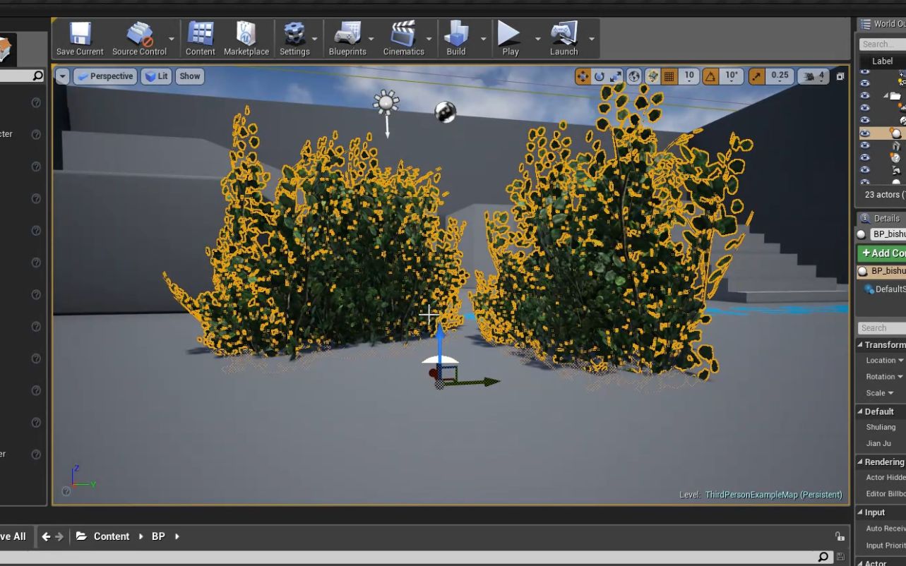UE4自制植物笔刷