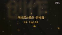 基础型网站后台操作(后台编辑器表格篇)