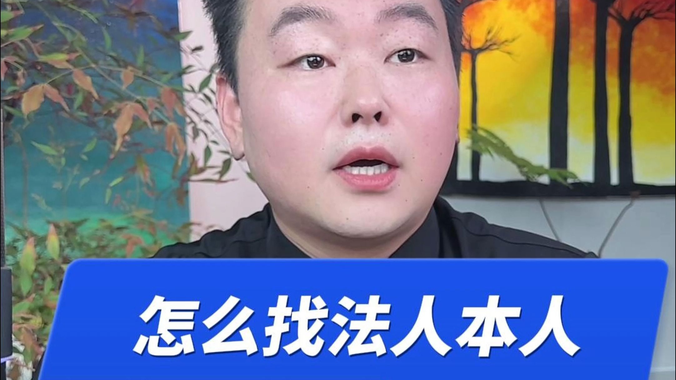 怎么找法人本人