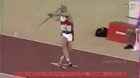 世界优秀运动员掷标枪投掷步最后用力慢动作技术
