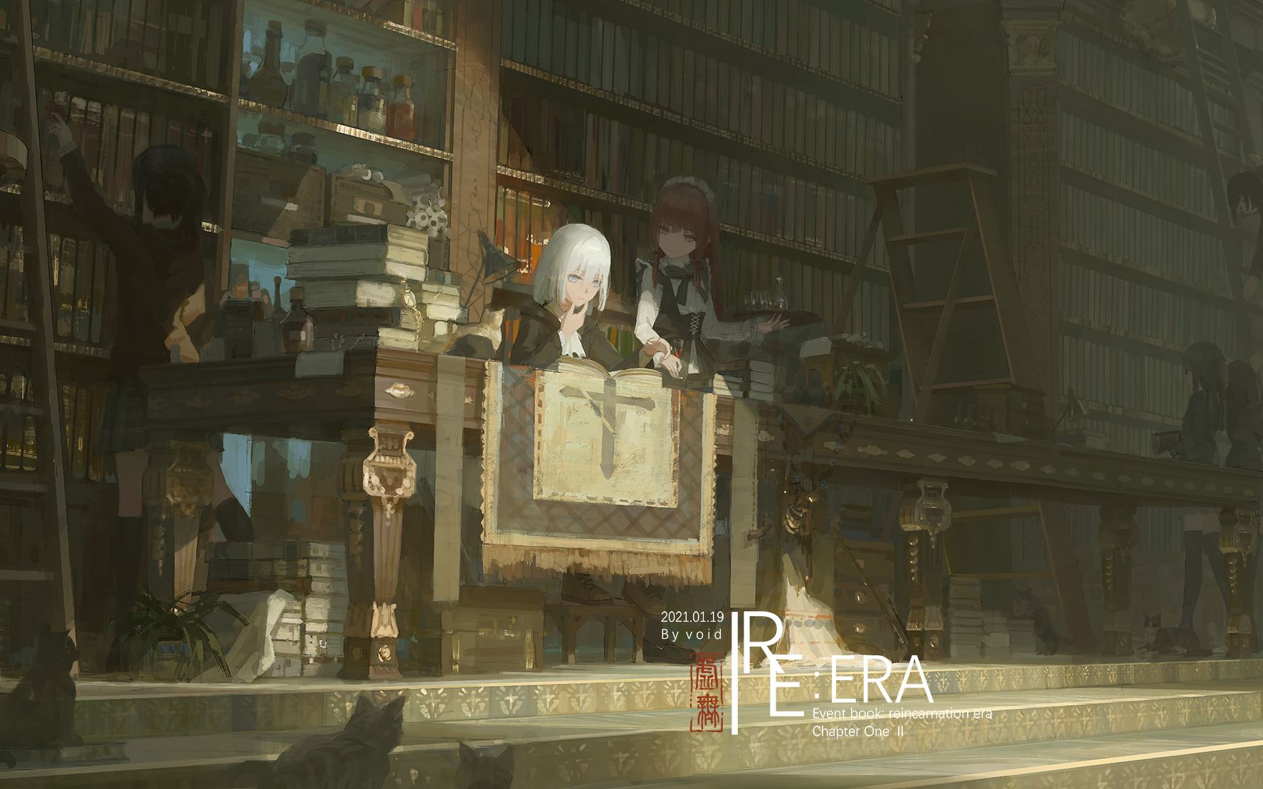 【void绘画过程】比“鬼刀”更有生之年的画册?一张图画一个多月,...