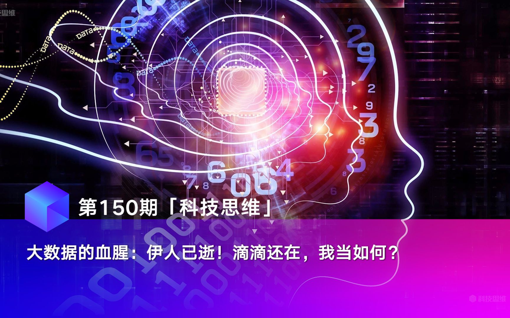 科技思维150期:大数据的血腥:伊人已逝!滴滴还在,我当如何?