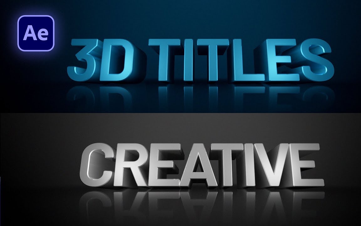 在 After Effects 中创建 3D 凸出文本动画 - After Effects 教程