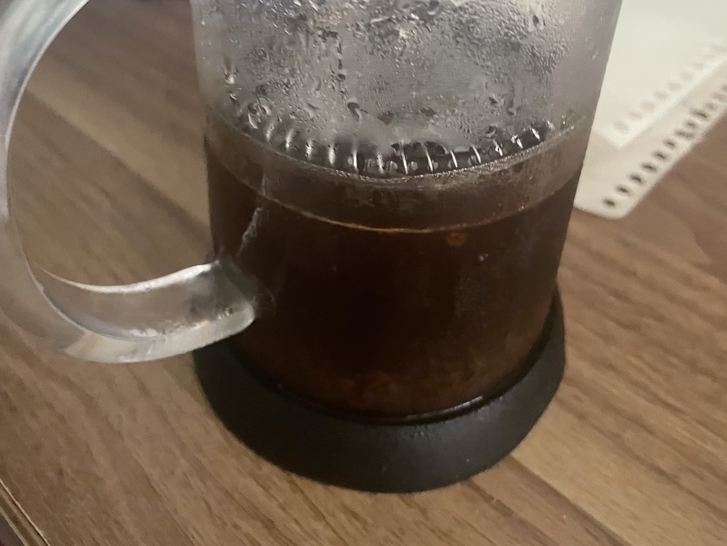 冷萃咖啡,但壶冻上了…