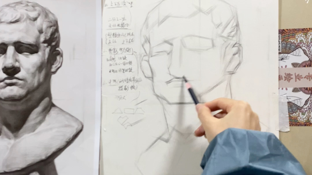 ...了|没想到来了两位几乎零基础的学生,逼出最简单直接应对联考的画法