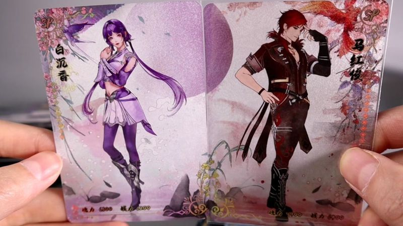 斗罗大陆豪华版7盒SP卡牌毕业啦!CR卡马红俊也超精美