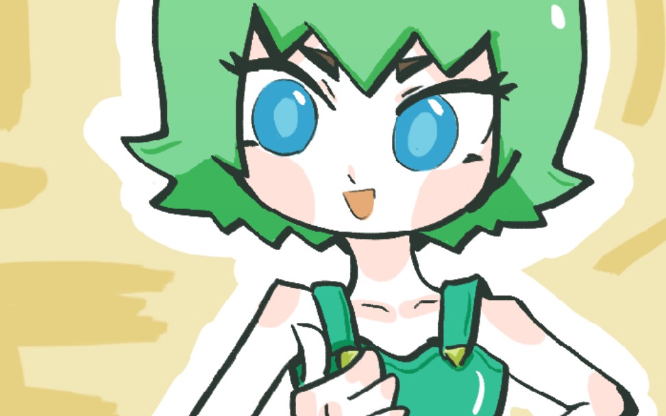 【PS/绘画过程】【绘画全过程】简单画一个诶呼诶呼!