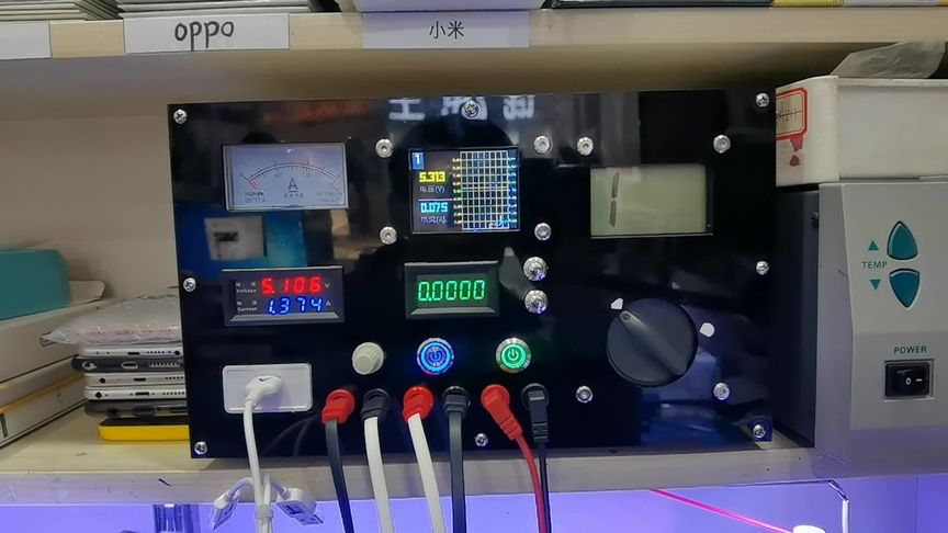 自制手机维修 指针 液晶 电流显示,万用表 一体仪表#电流表