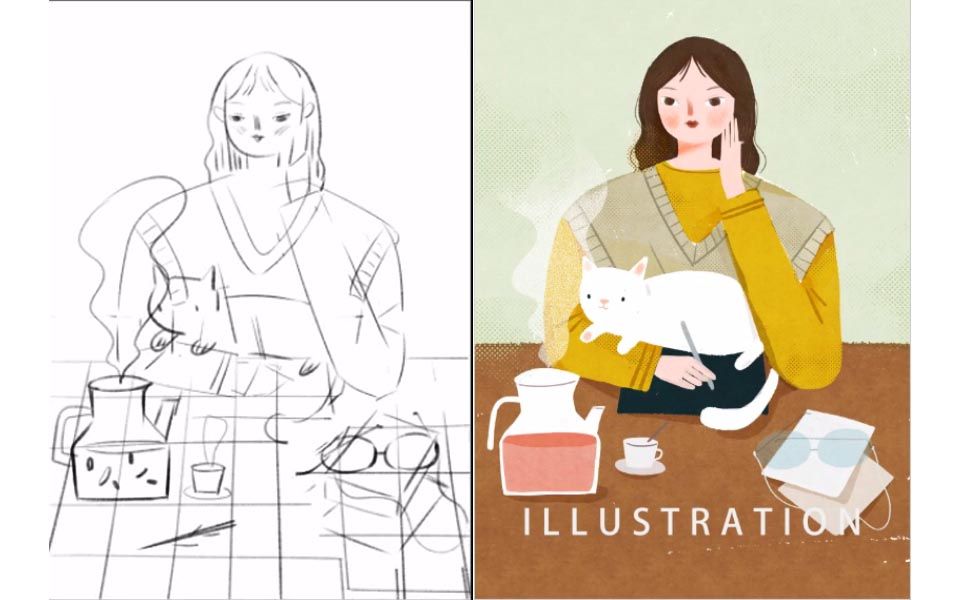 【商业插画教程】商业插画的秘密,都这样了你还不能月薪过万吗?