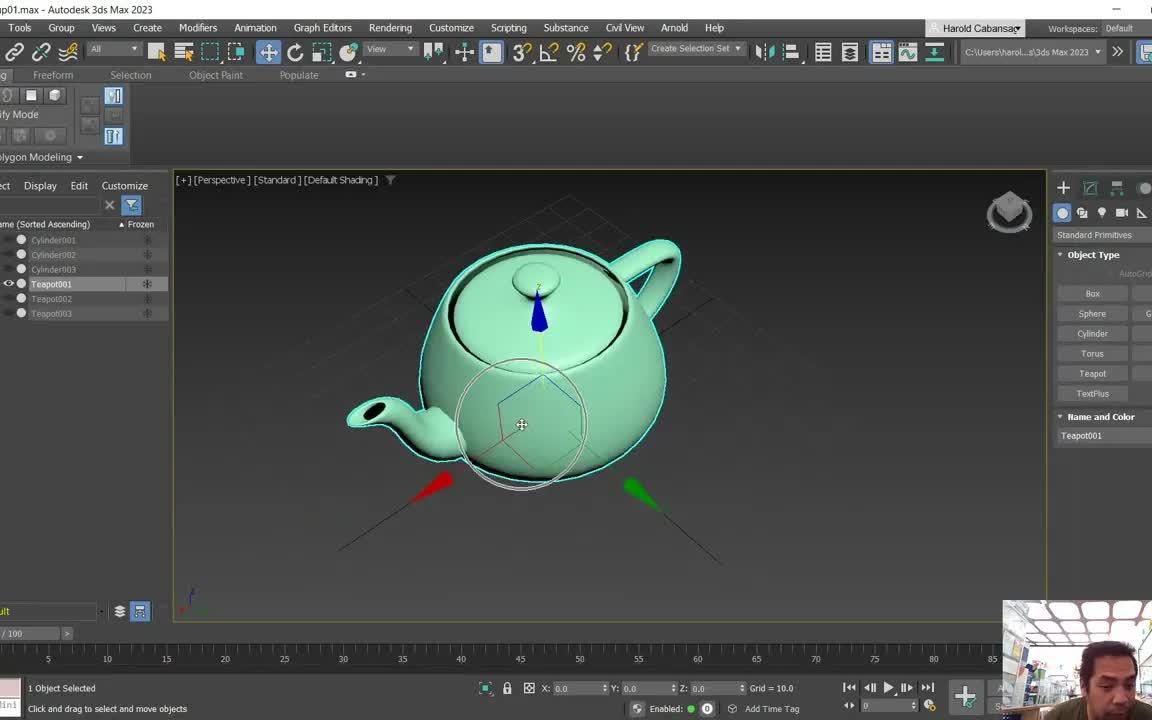 ...Character教程MAX 模块 1:角色基础网格建模 - 工具捕捉和设置Blender