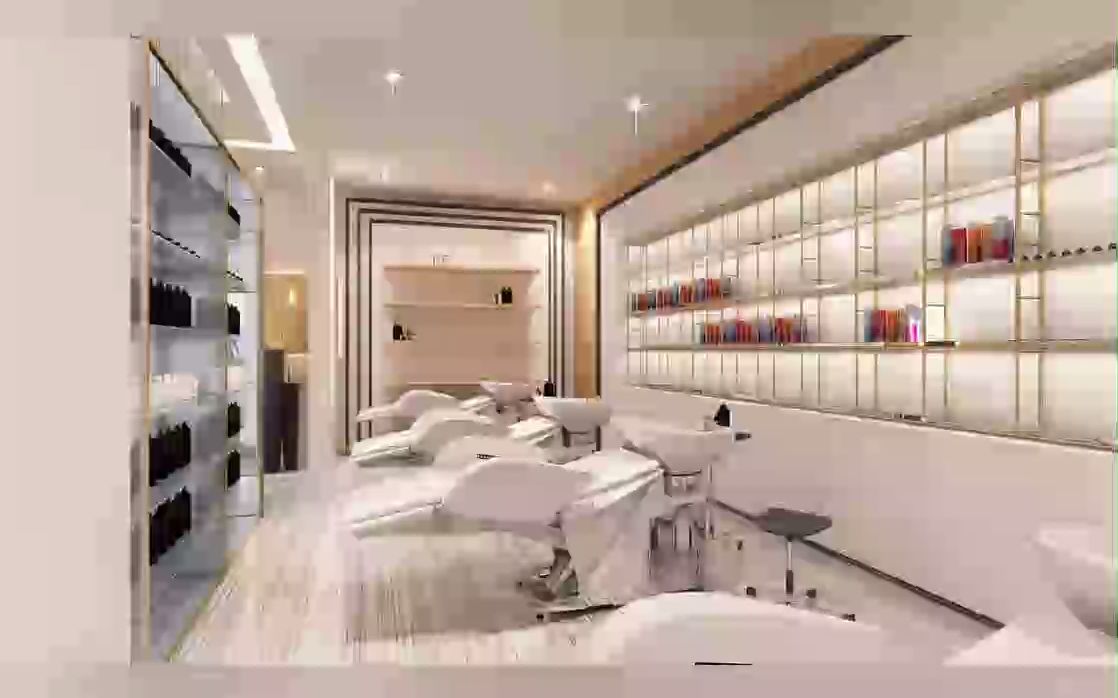 杭州养发馆装修设计公司案例