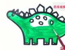恐龙简笔画 第50集 教你如何画恐龙,恐龙怎么画,儿童轻松学画画!