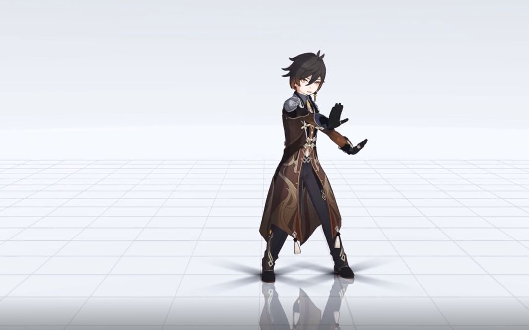 小钟离 模型展示(附改模教程)