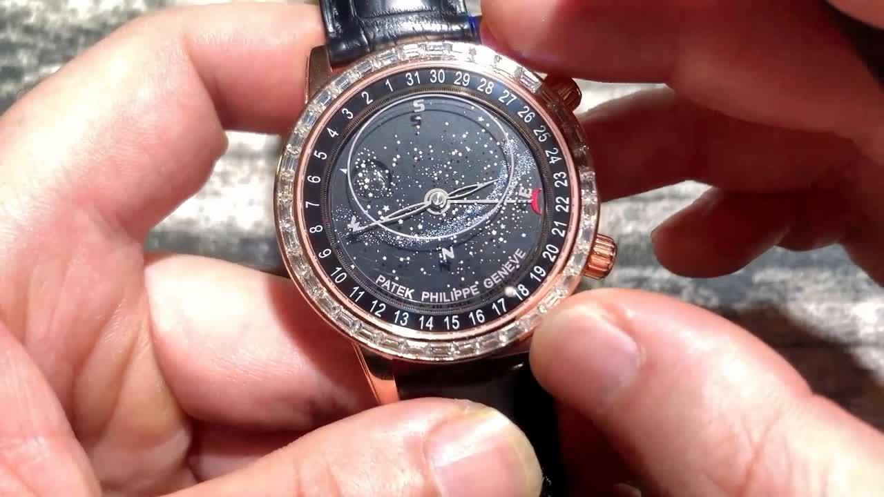大c论表:会动的星空戴在手上超解毒,百达翡丽星空腕表